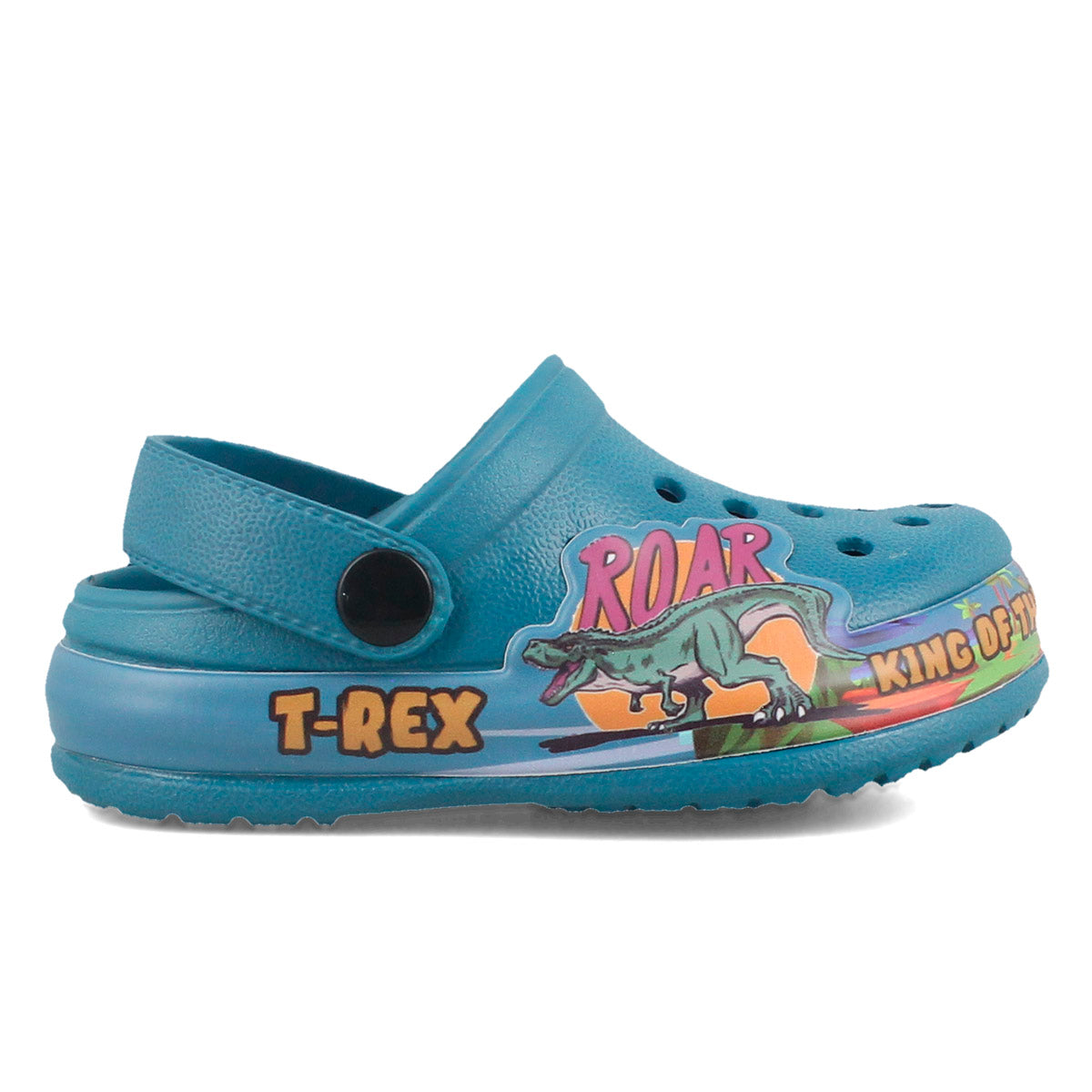 Sandalia tipo Crocs T-Rex